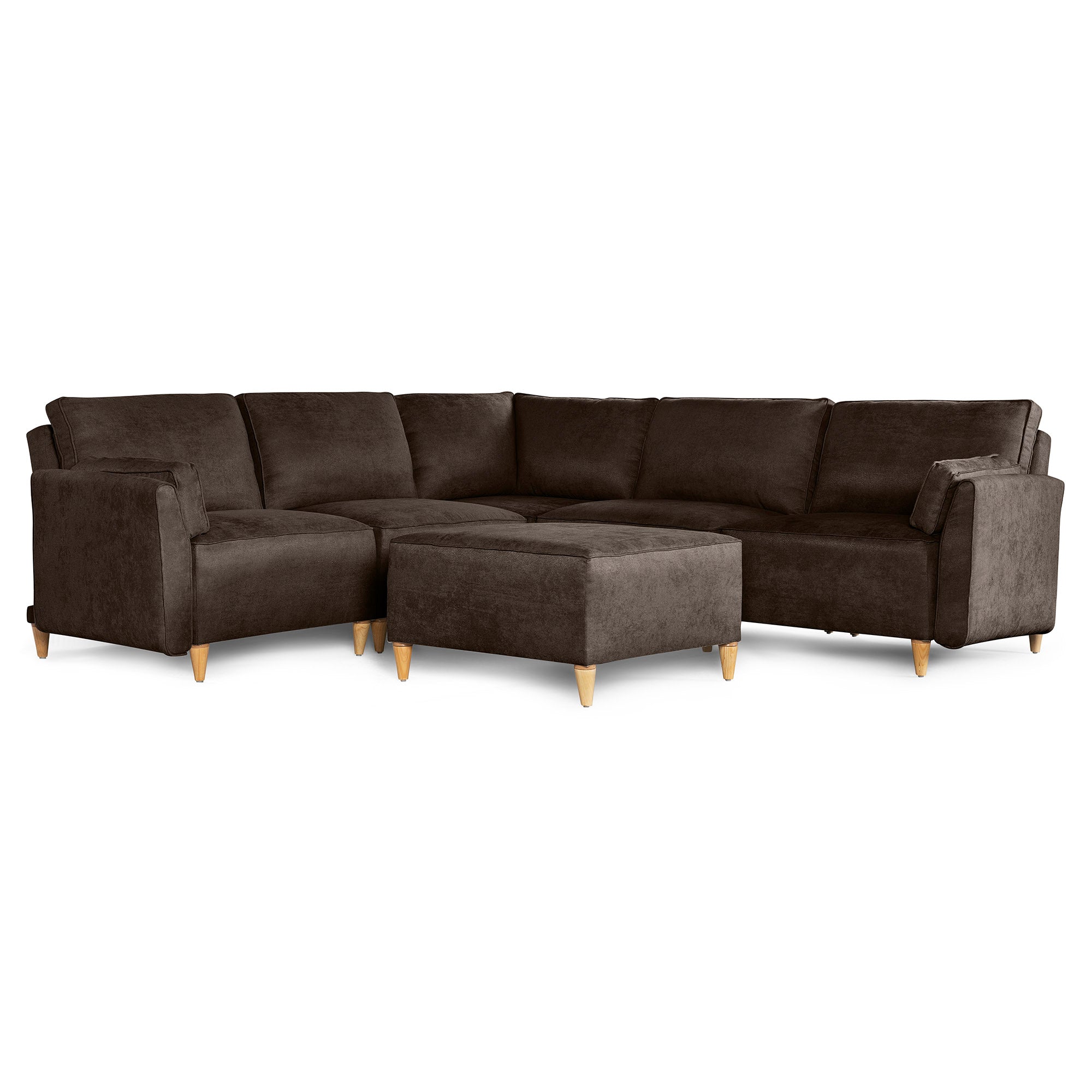 Sala modular Morelli de 6 modulos Color Chocolate | Makora