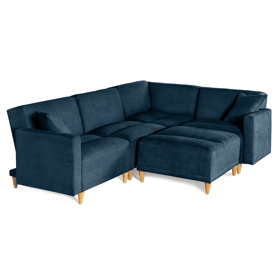 Sala modular Avalon de 5 modulos Color Azul | Makora