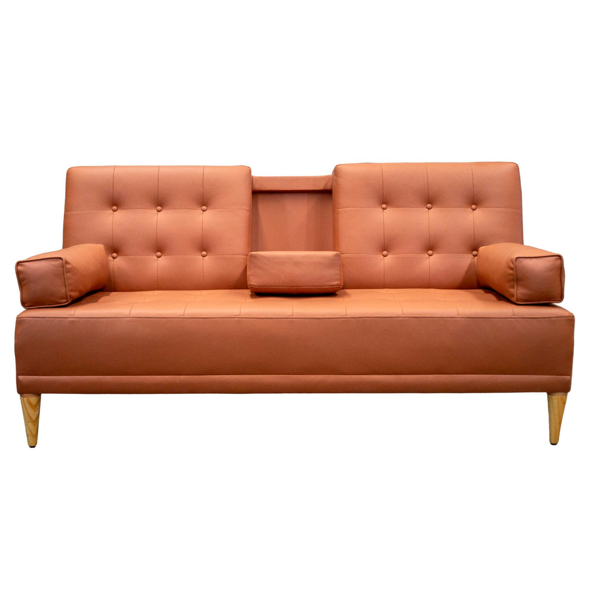 Sofá Cama Queen Vinipiel Café | Makora